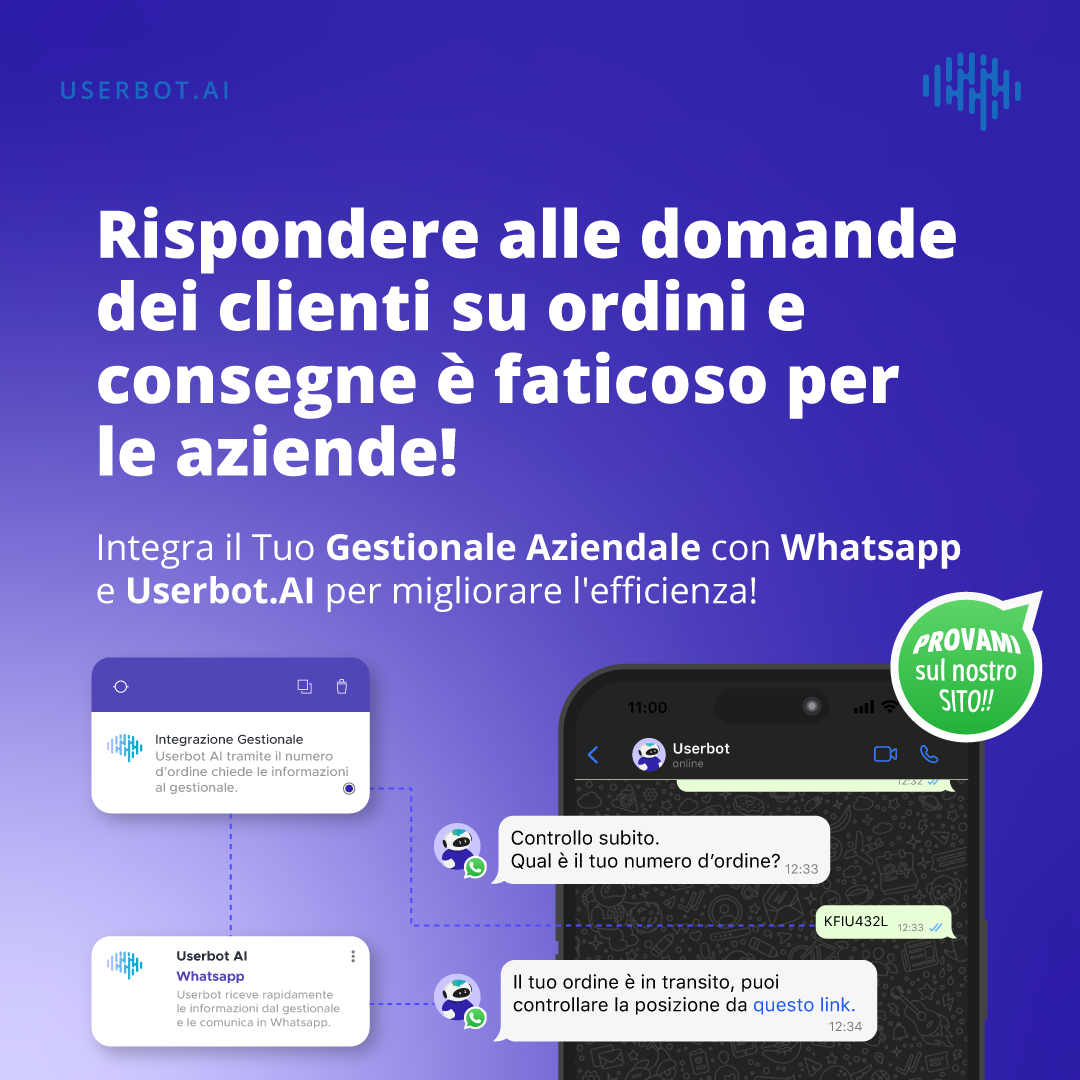 Automatizza il canale WhatsApp della tua azienda!